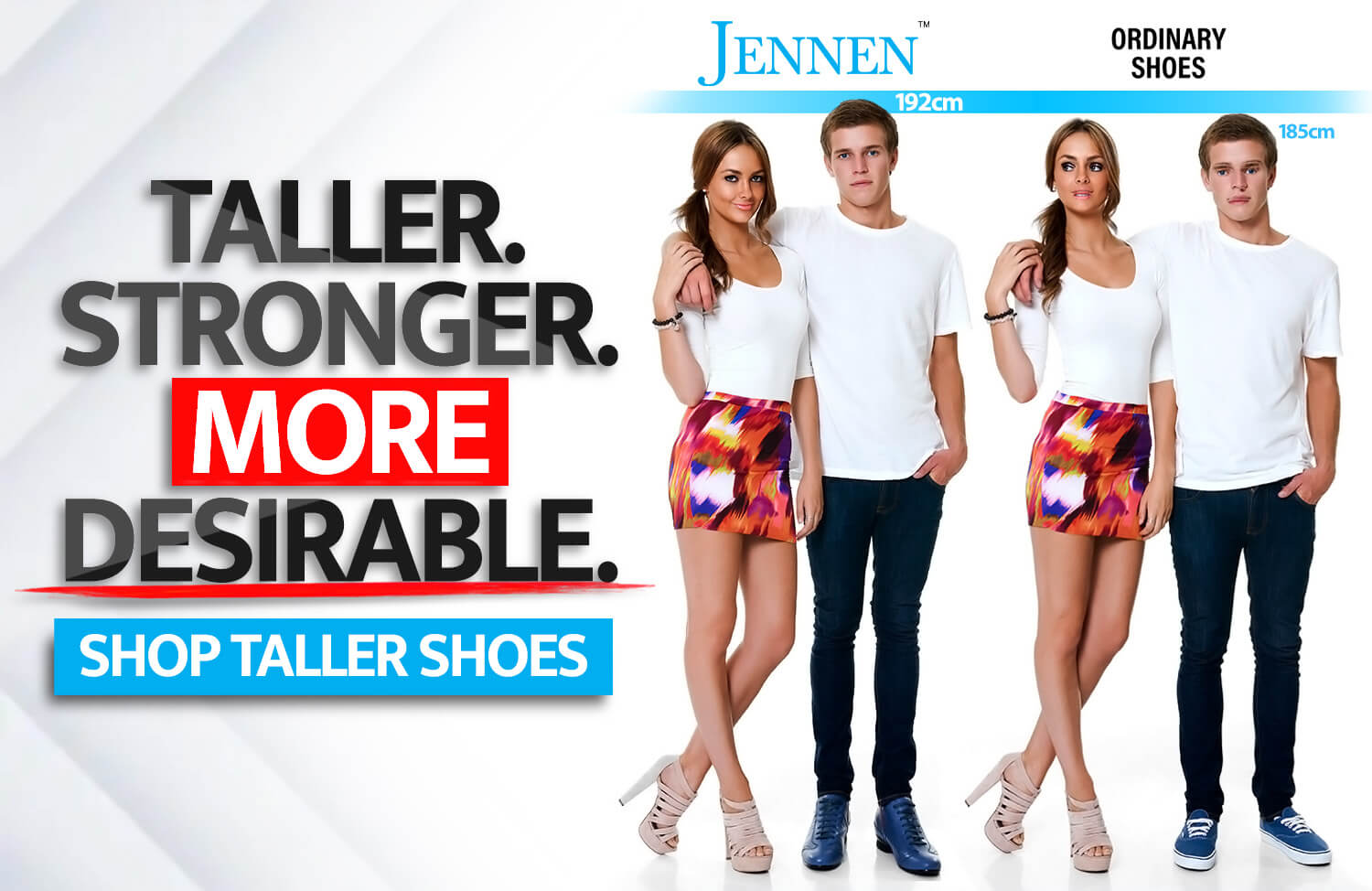 Tall Height Boosting & Increasing Shoes for Men | JENNEN Shoes